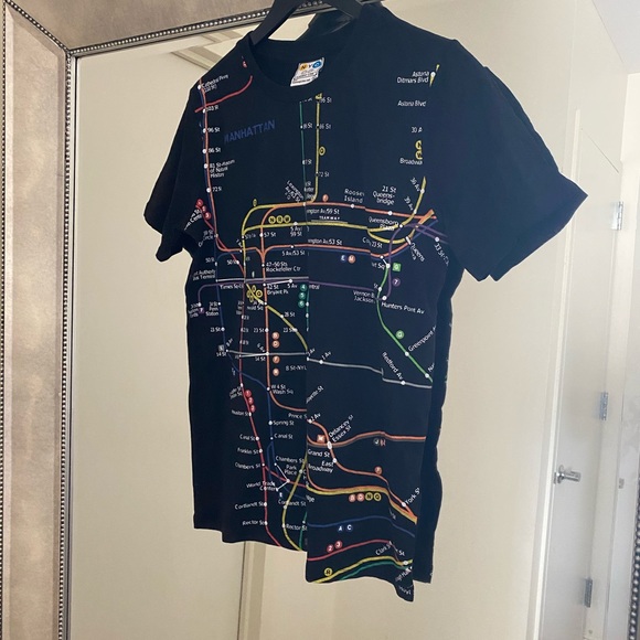 NYC | Shirts | Nyc Subway Tshirt | Poshmark